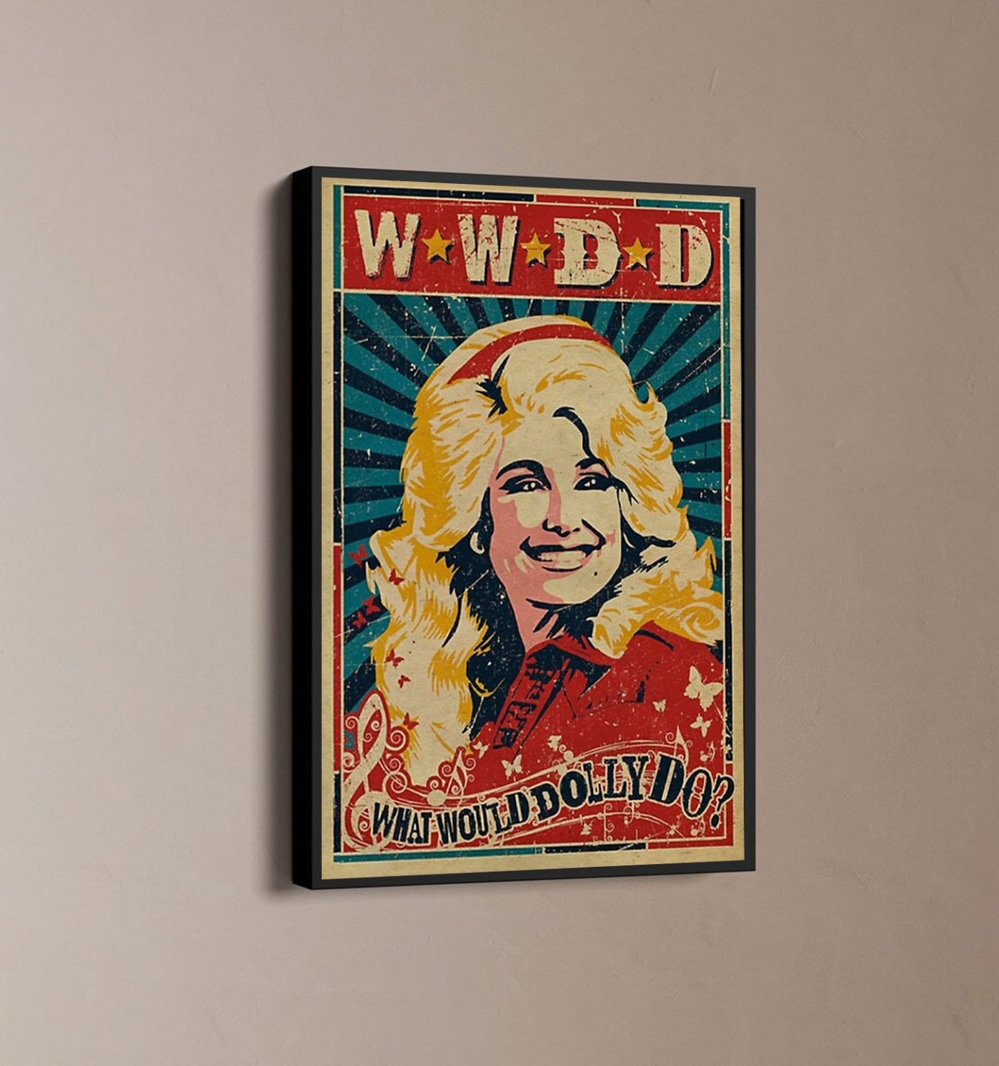 Vintage The Dolly and Parton Poster For Home Decor, Dolly Parton ...