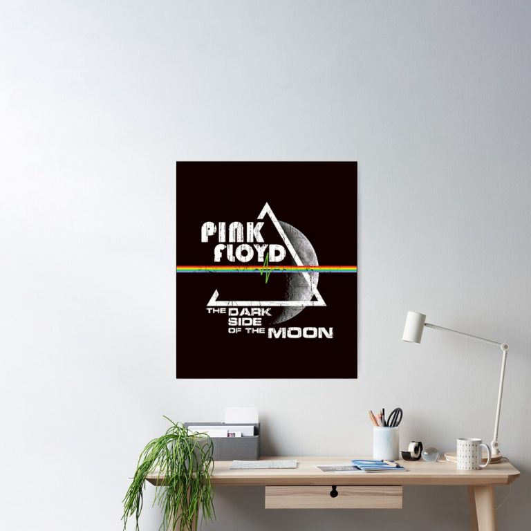Explore the Iconic Pink Floyd Poster – The Dark Side Of The Moon Pink ...
