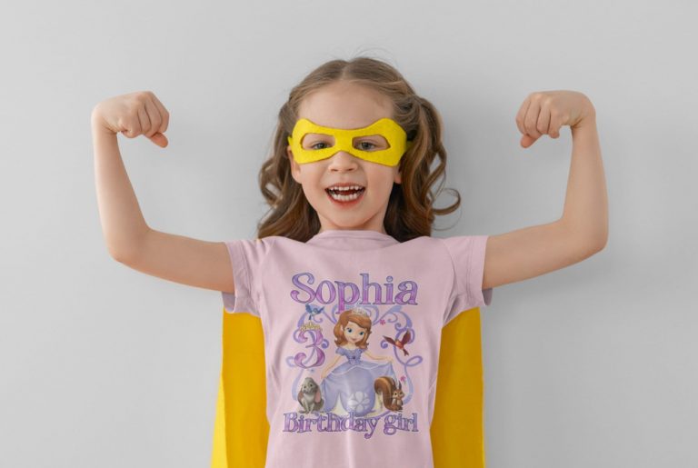 Princess Sofia Birthday Shirt Sofia the First Party Family Squad Tee - Teeneon
