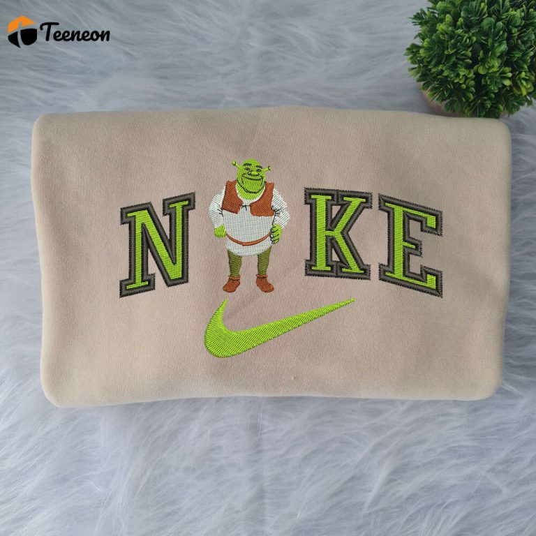 Shrek Nike Embroidered Sweatshirt - Teeneon