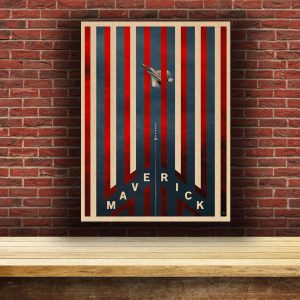 Top Gun Retro Poster for Home Decor Gift, Kraft Paper Print, Movie Wall ...
