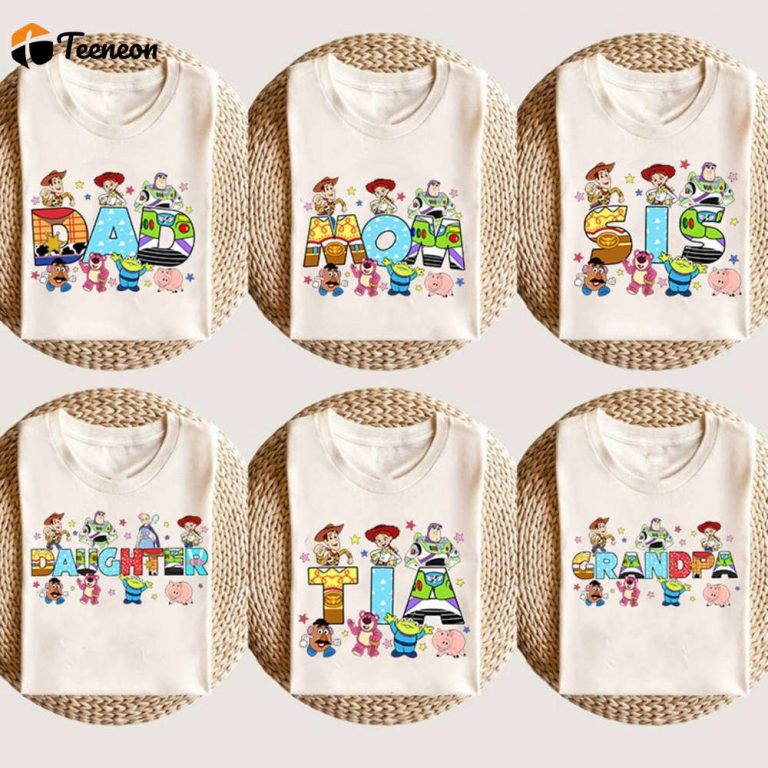 Toy Story Family Birthday Shirt Matching Shirts Disneyland 2024 ...
