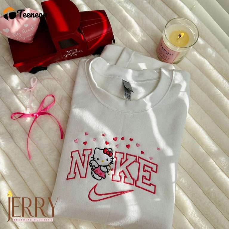 Hello Kitty & Kurumi Nike Embroidered Sweatshirt: Matching Hoodies ...