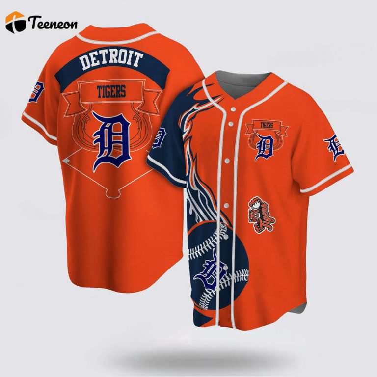MLB Detroit Tigers Baseball Jersey Skull An Icon Of Personal Style And ...
