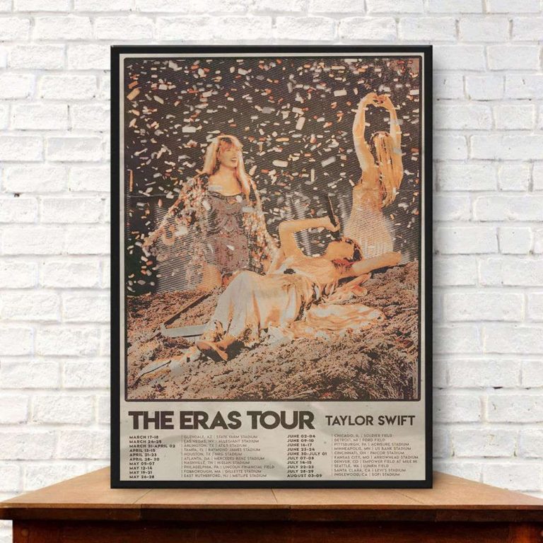 Taylor The Eras Tour Designed Poster for Home Decor Gift - Teeneon
