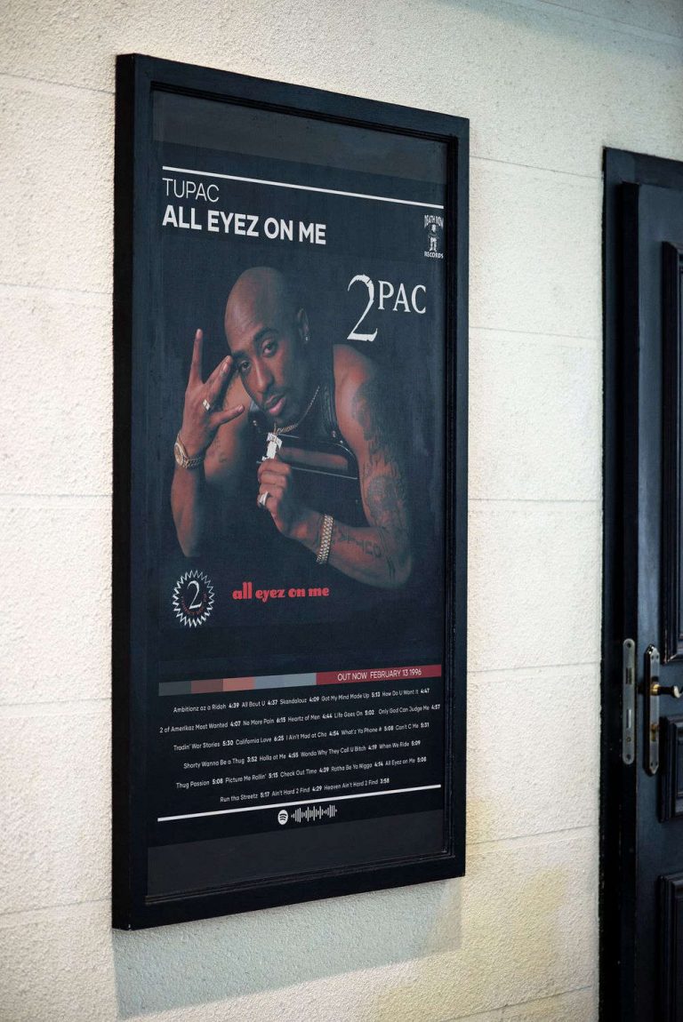 Tupac Poster for Home Decor Gift | All Eyez on Me Poster for Home Decor ...