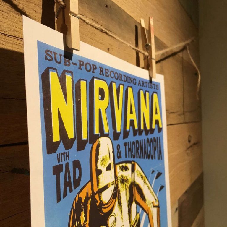 11x17 Nirvana Concert Poster for Home Decor Gift - Teeneon