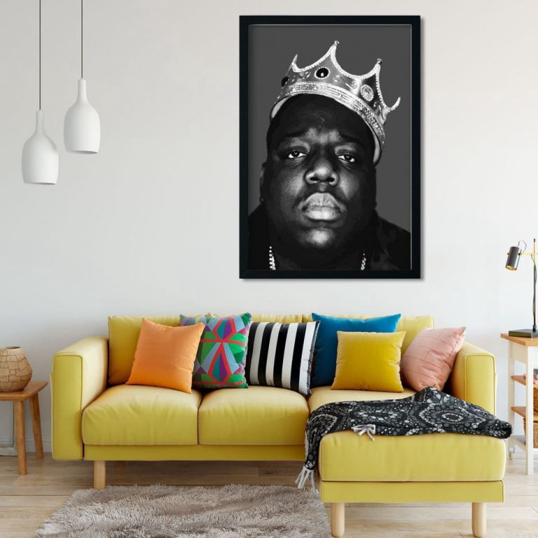 Biggie Smalls Crown Poster for Home Decor Gift, Notorious Big, Biggie ...