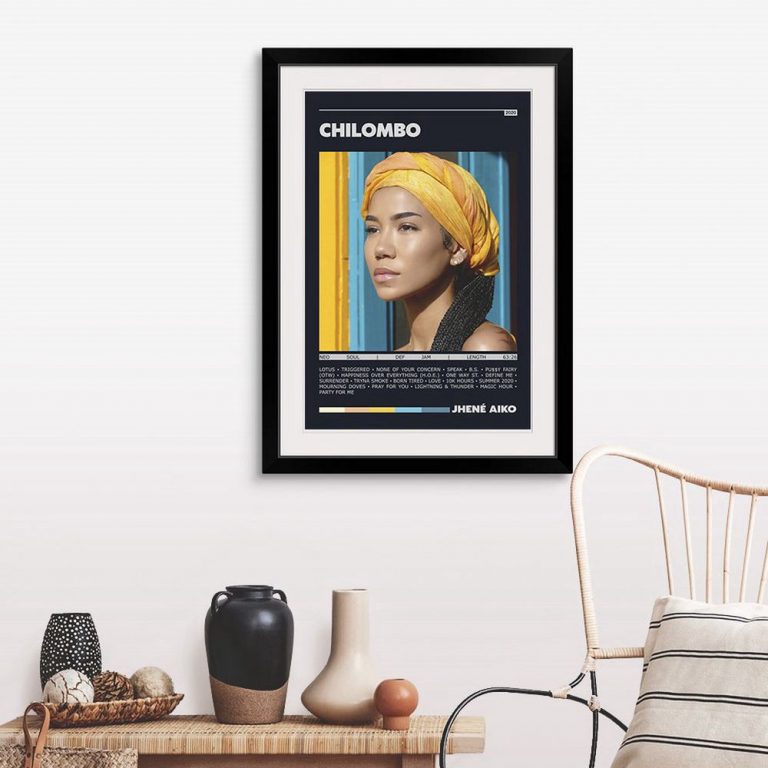 Jhene Aiko Chilombo Poster for Home Decor Gift - Teeneon