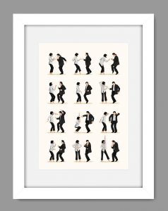 Cool Pulp Fiction dance print, The Dance Poster for Home Decor Gift ...