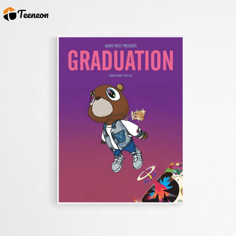 Kanye West - Graduation, Kanye West Poster for Home Decor Gift - Teeneon