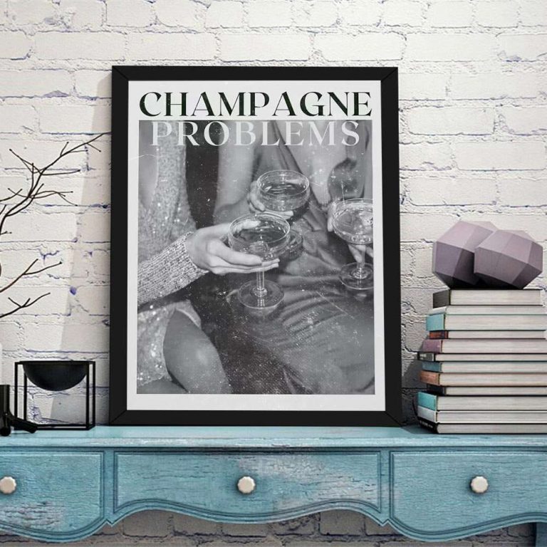 Champagne Problems Album Cover No Poster for Home Decor Gift - Teeneon