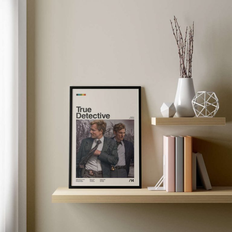 True Detective Tv Show Poster for Home Decor Gift - Teeneon