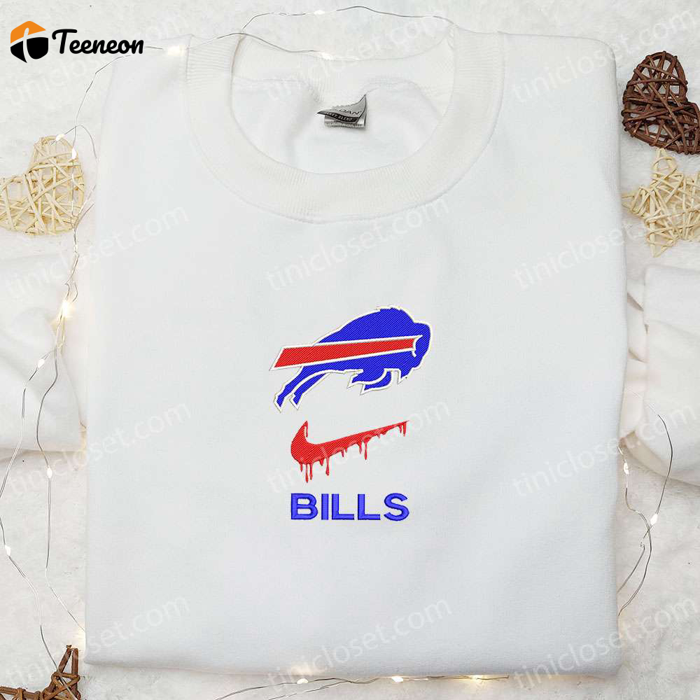 Buffalo Bills x Nike Swoosh Drip Shirt & NFL Sports Hoodie - Perfect ...
