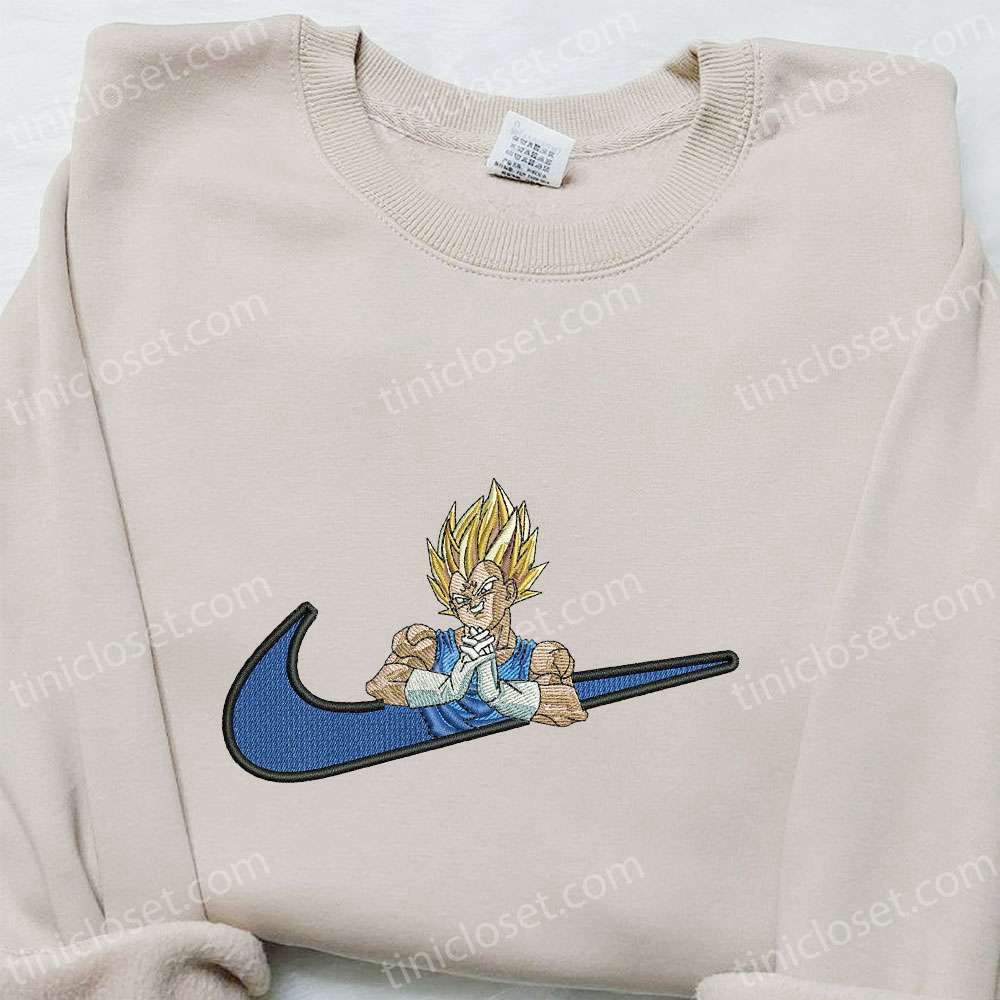 Vegeta Super Saiyan x Swoosh Anime Hoodie: Cool Clothing & B Gift for ...